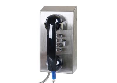 China Anti Rust Vandal Resistant Phone With Rugged Handset And Armored Cord for sale