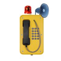 China Anti - Vandal Industrial Weatherproof Telephone , Heavy Duty Telephone With Horn for sale