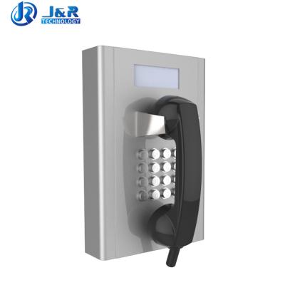 China Anti Vandal Prison Visitation Phone Full Rugged Keypad Analogue Version With LCD for sale