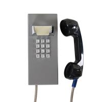 China Gray Color Waterproof Emergency Phone With ABS Material Handset 240 * 100 * 106 Mm for sale