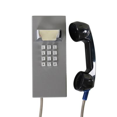 China Gray Color Waterproof Emergency Phone With ABS Material Handset 240 * 100 * 106 Mm for sale