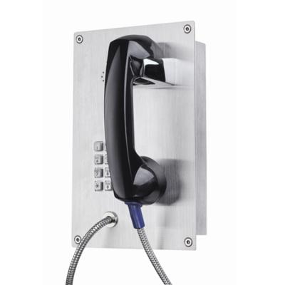 China Emergency Vandal Resistant Telephone Flush Mounted Handset Phone For Prison for sale