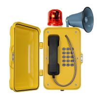 China Wall Mounting Industrial Underground Mining Telephones With Flashing Lamp / Horn for sale