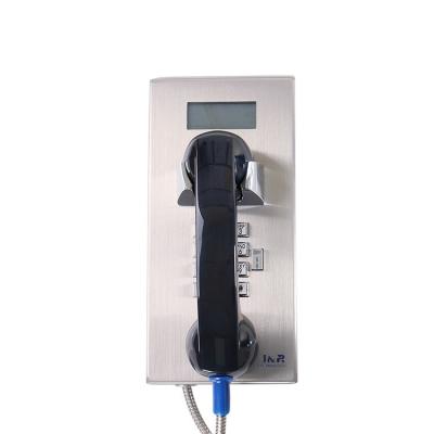 China Wall Mounted Vandal Resistant Telephone Heavy Duty Voip Phone With LCD Display for sale