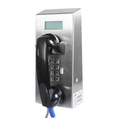 China Keypad 95dB IP65 SIP Vandal Resistant Phone LCD Display Screen for sale