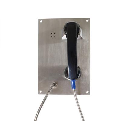 China Hook Switch Stainless Steel IP55 Anti Vandal Telephone for sale