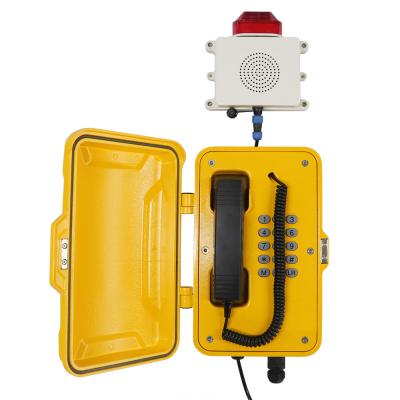China IP67 Weatherproof VoIP Telephone Broadcasting With Flashing Lamp for sale