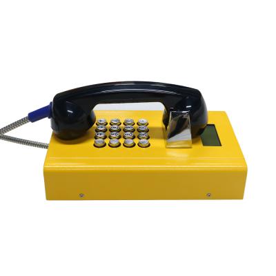 China Full Keypad Stainless Steel Rugged Jail Phone SIP GSM With Handset for sale