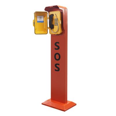 China Pillar Support Weatherproof Emergency Telephone Aluminum Alloy FCC IP65 for sale
