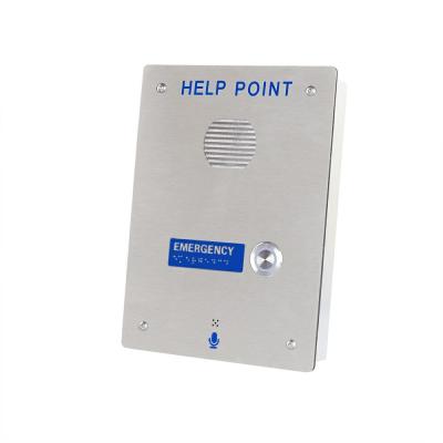 China Corrosion Resistant Emergency SIP Phone Handsfree PoE IP55 Analogue for sale