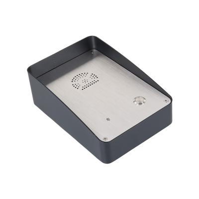 China CRS Enclosure SIP Call Box SUS Panel Wall Mounted PoE Handset Free for sale