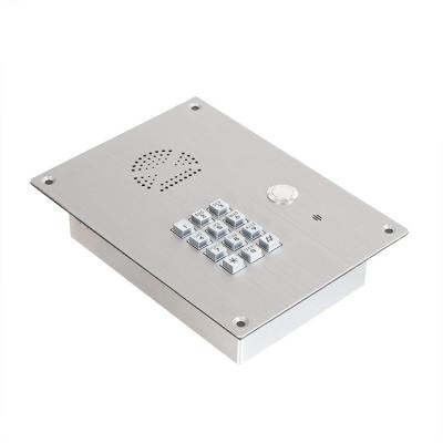 China Full Keypad Emergency Lab Intercom Analog SIP GSM Emergency Hands Free Intercom for sale