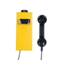 China SS GSM Vandal Resistant Telephone Steel Body Spiral Cord for sale