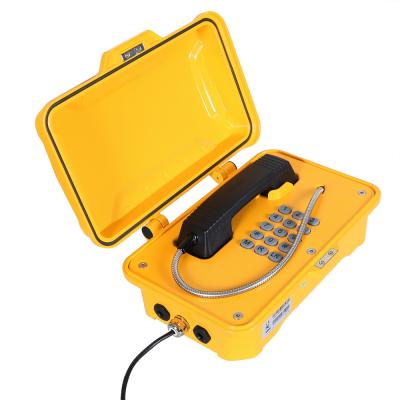 China 75-90db Industrial Weatherproof Telephone SIP2.0 IP67 Aluminum Alloy for sale