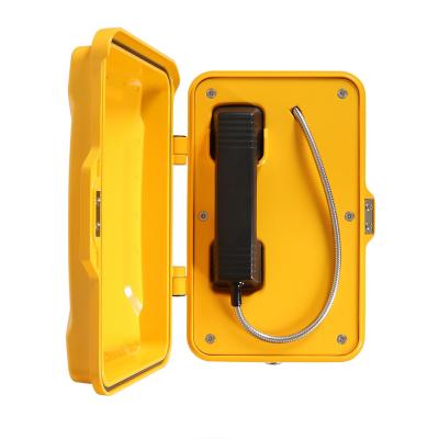 China Anti Vandal Hotline Industrial Telephone IP67 SIP GSM Pillar Mounted for sale