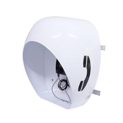 China Rustproof Wall Mounted Outdoor Public Telephone Booth for sale