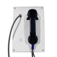 China Flush Mounted Vandal Resistant Telephone / Stainless Steel Hotline Phone For Clean Room for sale