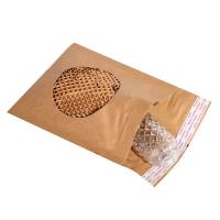 China Recycled Kraft Honeycomb Paper Mailer For Beauty Products Custom Printing for sale