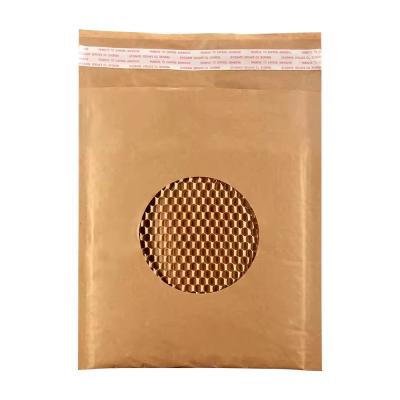 China Recycled Kraft Honeycomb Paper Mailer For Beauty Products Custom Printing for sale