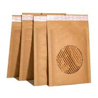 China Recycled Kraft Honeycomb Paper Mailer For Beauty Products Custom Printing for sale