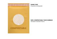 China Biodegradable Brown Kraft 9x12 Bubble Mailers Self Sealing Adhesive for sale
