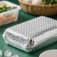 China Single Sided Thermal Aluminium Air Bubble Insulation Wrap Sheet 10m-100m for sale