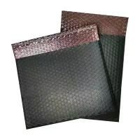 China Black Conductive Poly Bubble Mailer ESD Protective Packaging Bag For Electronic Components for sale