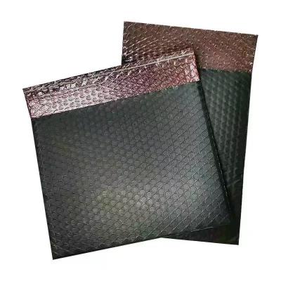 China Black Conductive Poly Bubble Mailer ESD Protective Packaging Bag For Electronic Components for sale