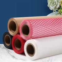 China Hexagonal Black Honeycomb Protective Wrap Paper Packaging ODM for sale