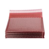 China Vacuum Sealed Bubble Mailers Poly Bags Pink Envelopes Anti-Static Plastic Shielding Film for sale