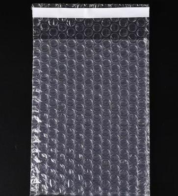 China Self Sealing PE Transparent Clear Air Bubble Pouch Mailer 10.5x8'' for sale