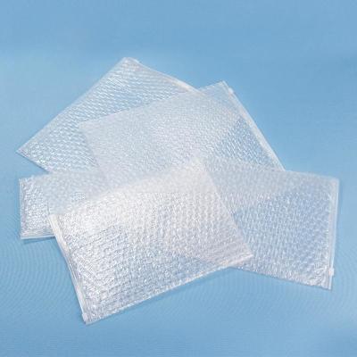 China 7x10 Recyclable Clear PE Poly Bubble Mailer Bag With Zipper Closure for sale