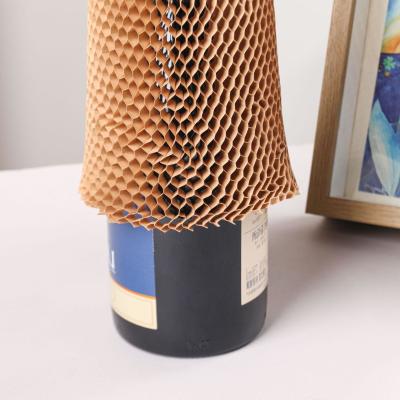 China ODM Hexagonal Honeycomb Paper Sleeve Packing Fully Recyclable for sale