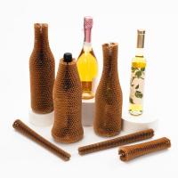 China Biodegradable Brown Kraft Honeycomb Paper Sleeve Packaging Wrapping Roll for sale