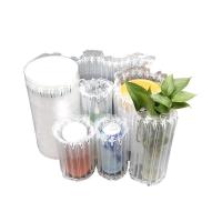 China Shockproof Air Column Bubble Wrap Cushioning Film For Wine Bottle 60µm for sale