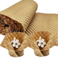 China Sustainabile Premium Honeycomb Kraft Bubble Paper Wrap Rolls For Packing for sale