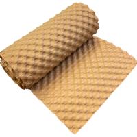 China Sustainabile Premium Honeycomb Kraft Bubble Paper Wrap Rolls For Packing for sale