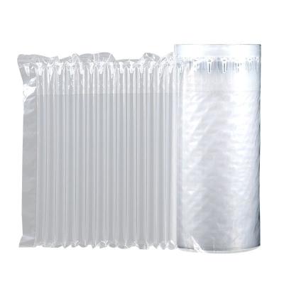 China Air Filling PE Column Bubble Wrap Bottle Sleeves Protective Packaging for sale