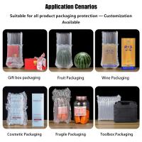 China L Type Inflatable Bottle Protector Air Column Packing Bag 55µm for sale