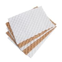 China 100% Recycled Bubble Wrap Wrapping Paper Sheet Eco Packaging for sale