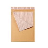 China Biodegradable Brown Kraft Bubble Mailer Envelopes 15x20 cm Self Sealing Adhesive for sale