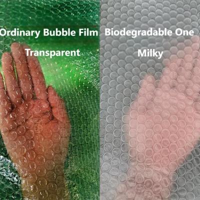 China Biodegradable Plastic Bubble Wrap Roll Film sheet Cushioning Packaging for sale