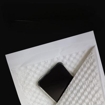 China Compostable Self adhesive Poly Bubble Mailer Cushioned For Accessories books Packaging for sale