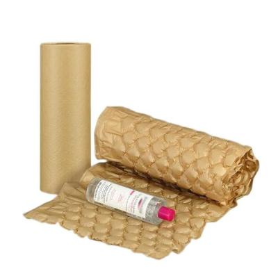 China Biodegradable Paper Kraft Bubble Wrap Roll For Packaging ODM for sale