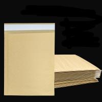 China Anti Static Kraft Paper Bubble Mailers Padded Protective Packaging Shock Absorbing for sale