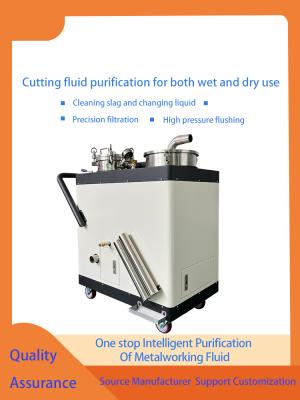 China CSRM-100 CNC Coolant Recycling Unit Silver Advanced Filtration Technology Delivering Consistent Coolant and Extended Fluid Life for sale