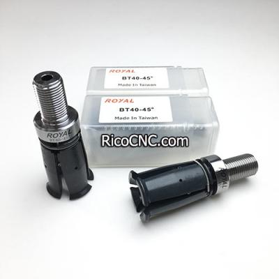 China Royal BT40 External Thread Pull Stud Grippers for BT 40 ATC Spindle for sale