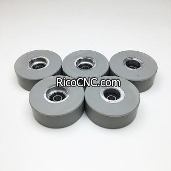 China 65x8x25mm Rubber Pressure Rollers Wheels for SCM KDT Edge Banding Machine for sale