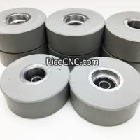 China 65x8x25mm Rubber Pressure Rollers Wheels for SCM KDT Edge Banding Machine for sale