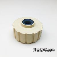 China Rubber Pressure Rollers 62x16x24 Straight Gear Wheels for Cehisa Edgebander for sale